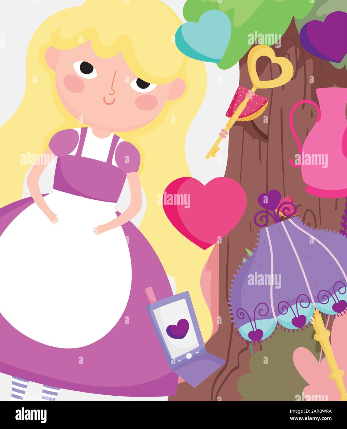 Cute little girl hi-res stock photography and images - Alamy