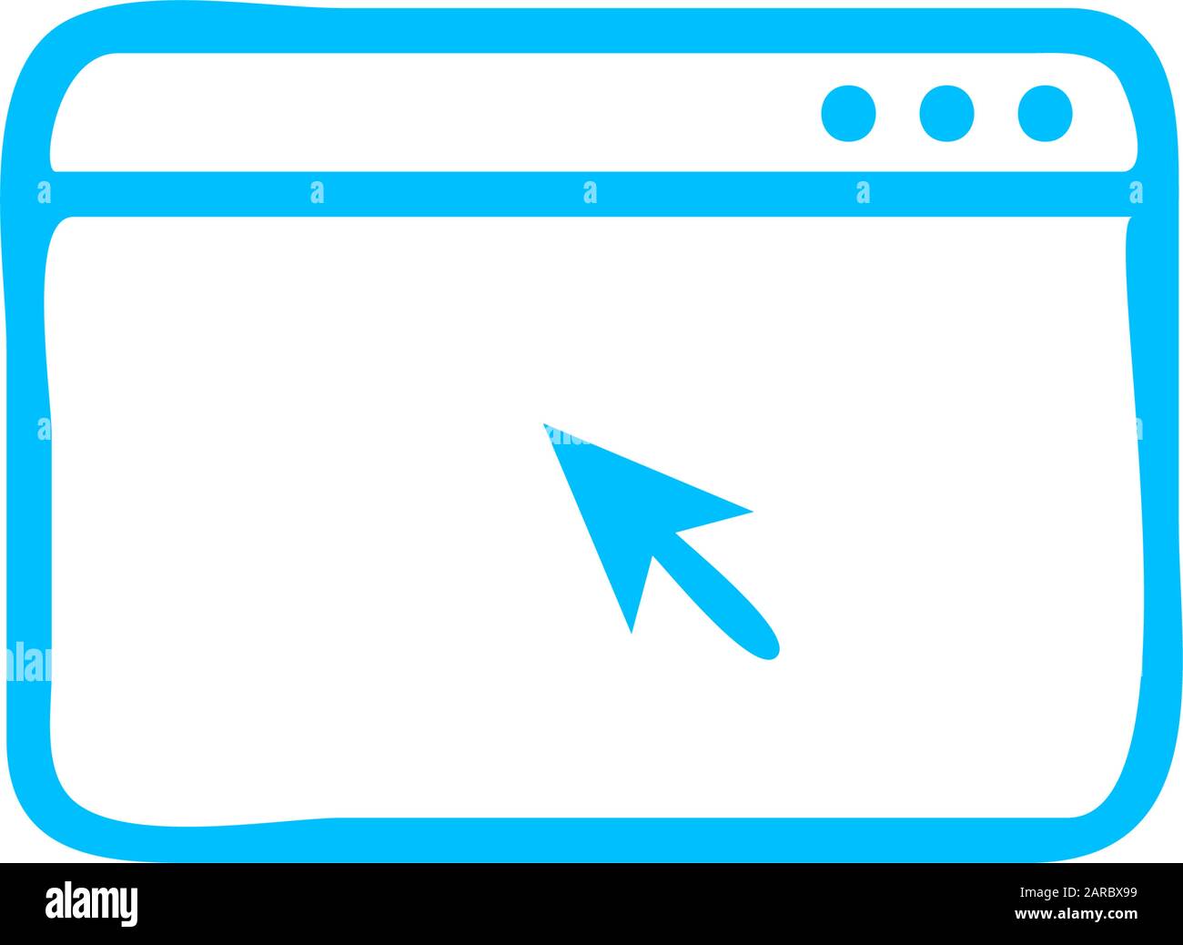 Browser app icon design template Stock Vector Image & Art - Alamy