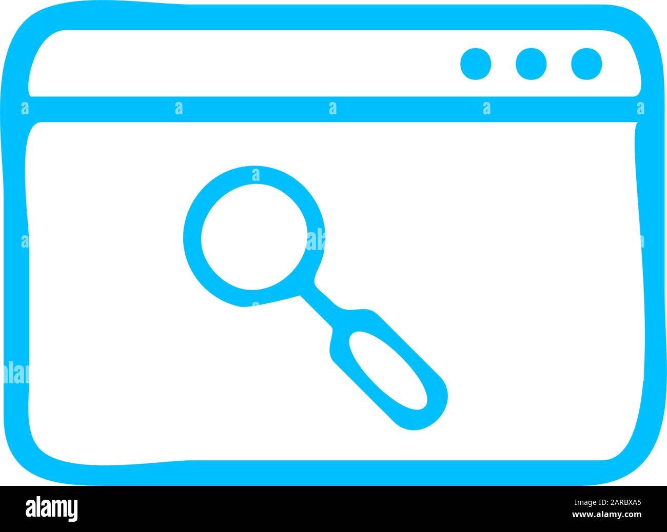 Browser app icon design template Stock Vector Image & Art - Alamy