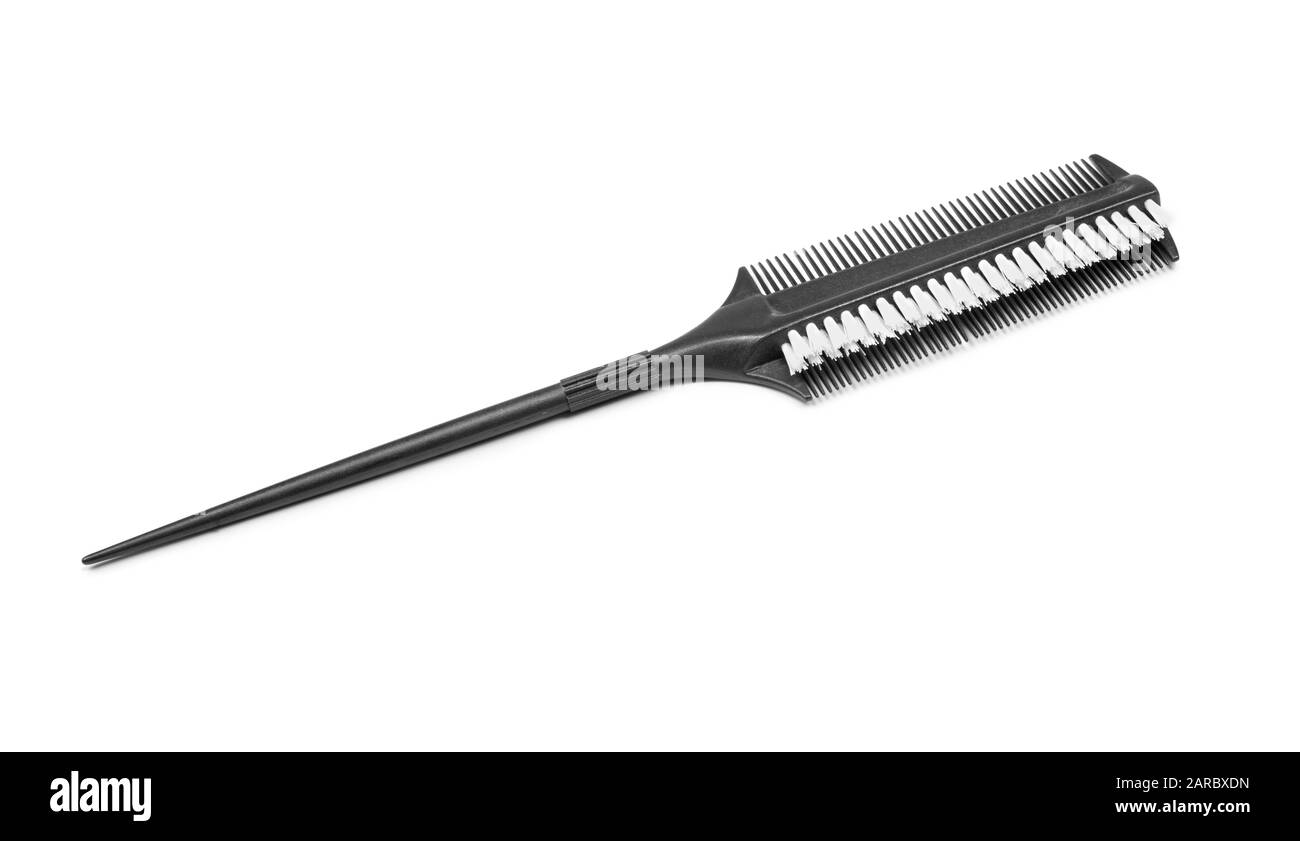 hairbrush isolated on white background Stock Photo - Alamy