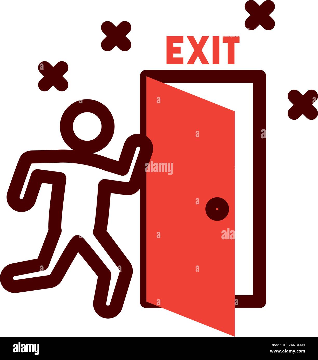 Rescue door Stock Vector Images - Alamy