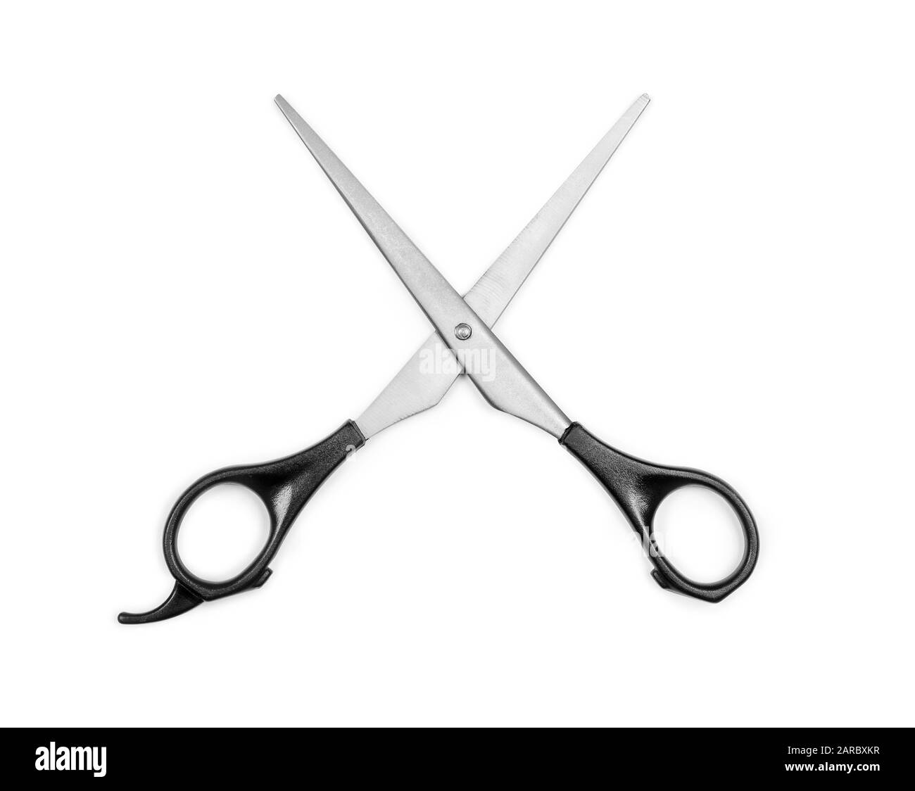 scissors on white background Stock Photo - Alamy