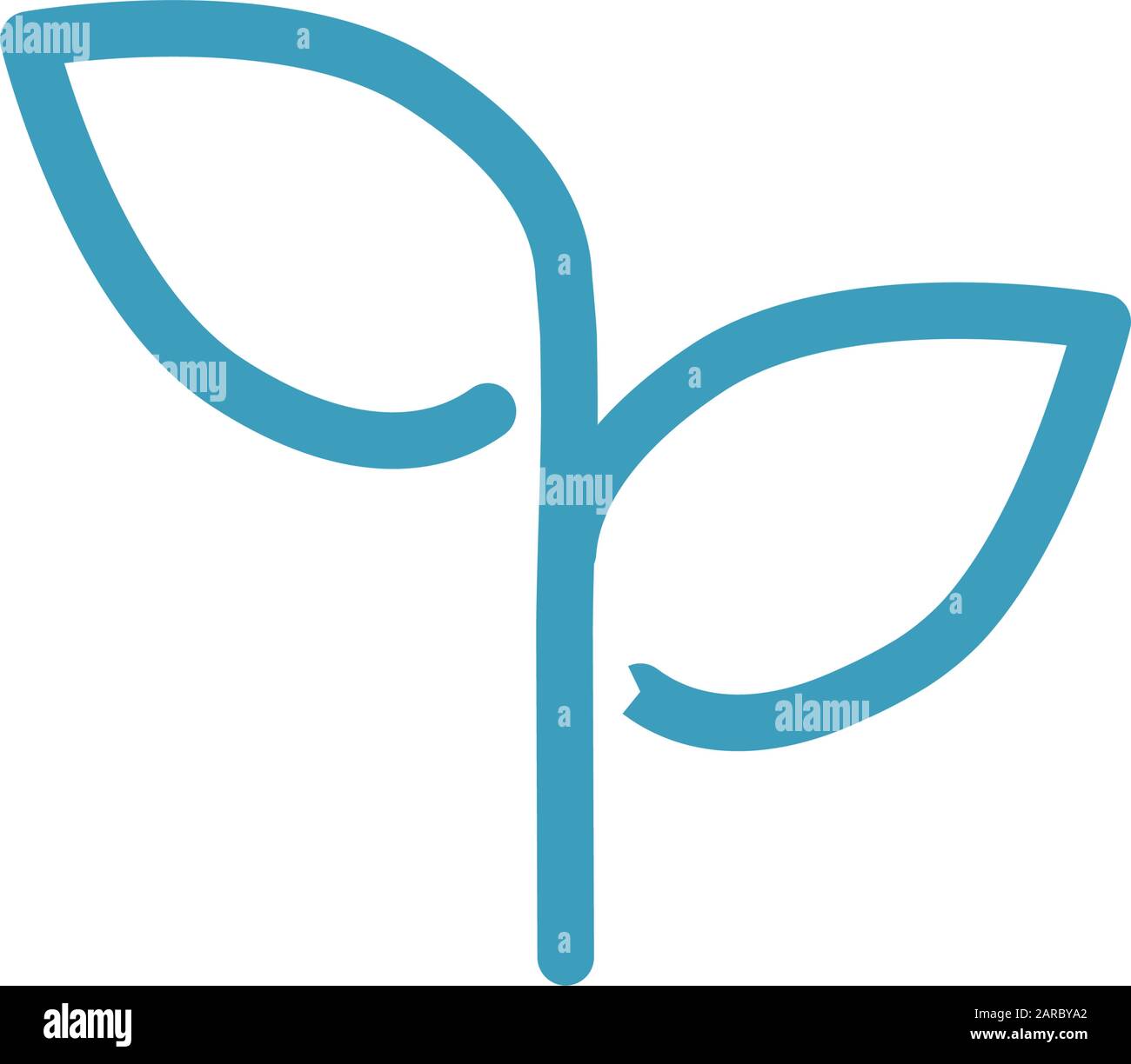 Leaf icon design template vector Stock Vector Image & Art - Alamy