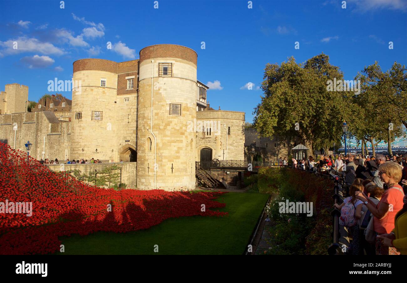 Blood Swept Lands and Seas of Red installation at The Tower of London ...