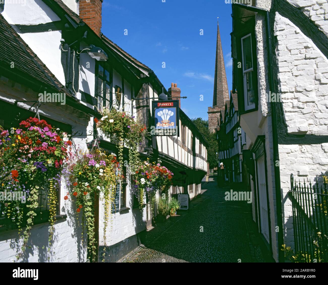 Church Lane, Ledbury, Herefordshire, England Stock Photo - Alamy