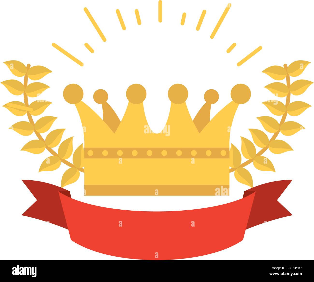 Isolated royal gold crown vector design Stock Vector Image & Art - Alamy