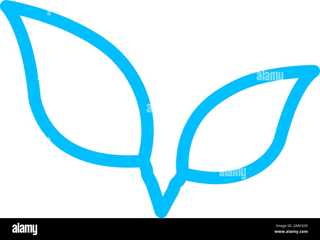 Leaf icon design template vector Stock Vector Image & Art - Alamy