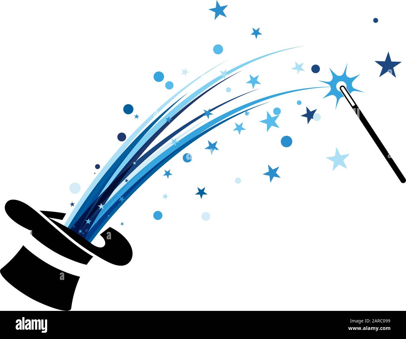 Magic Vector icon illustration design Template Stock Vector Image & Art ...