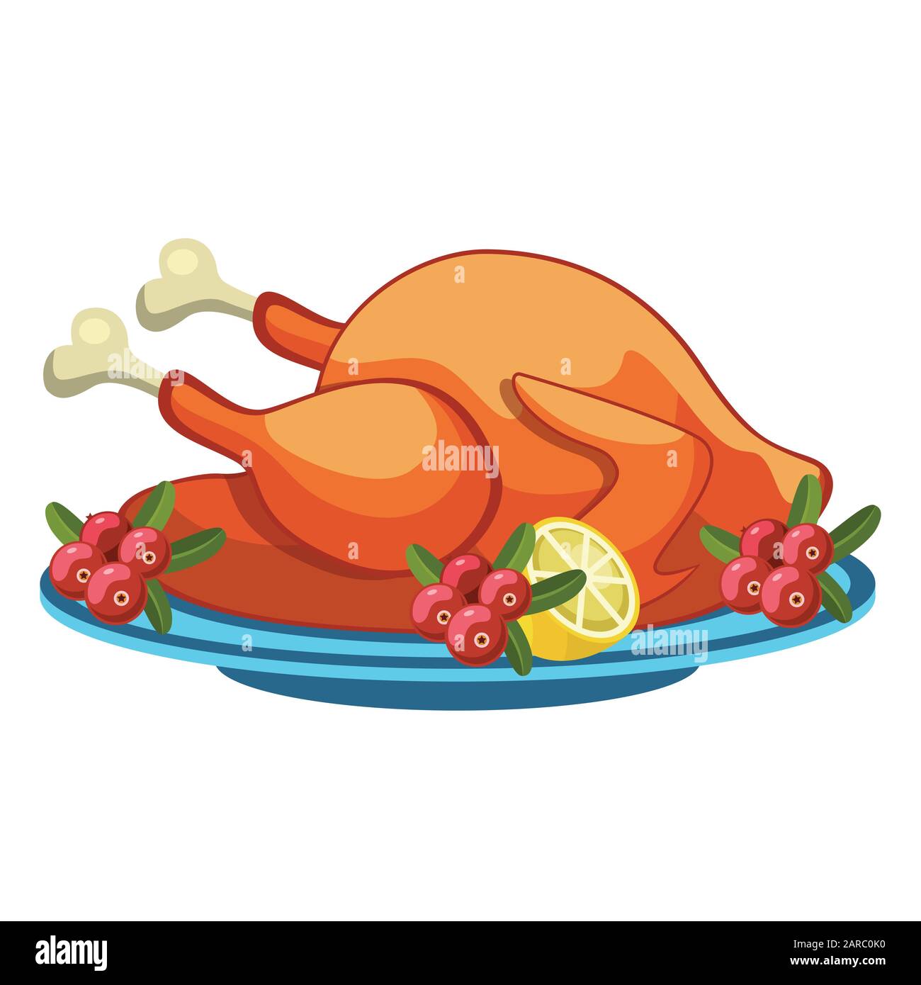 Turkey Dinner Cartoon