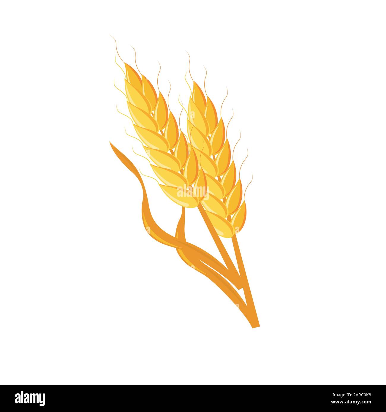 Wheat. Fall harvesting. Vector illustration Stock Vector Image & Art ...