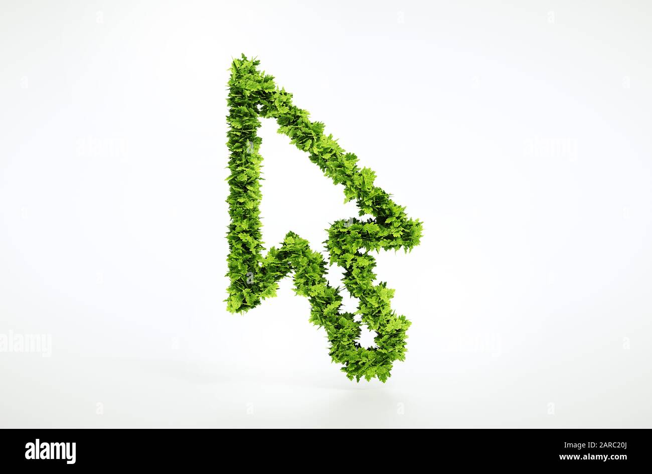 Eco cursor sign with included clipping path Stock Photo - Alamy