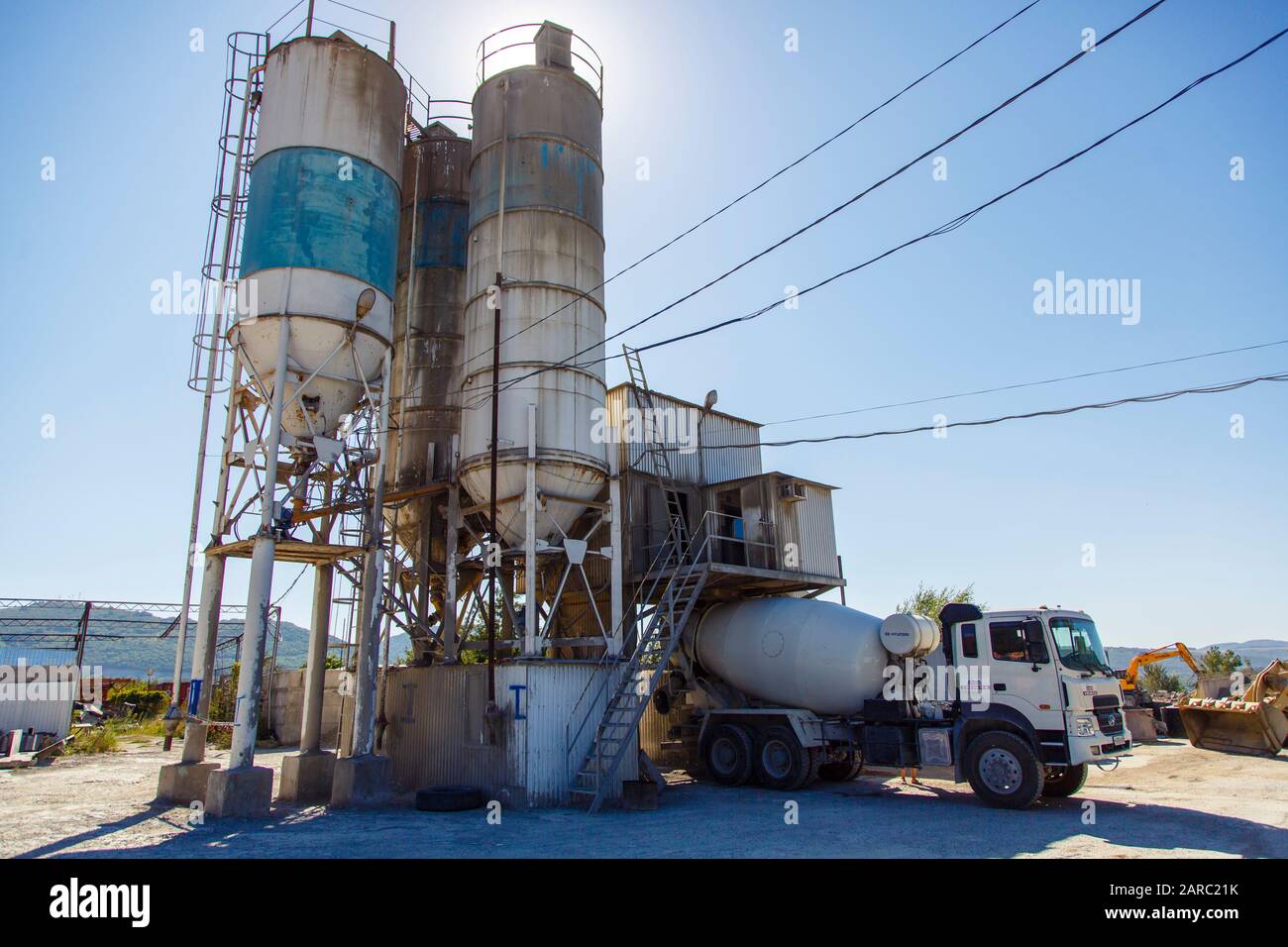mortar unit, cement plant, shop for the manufacture of concrete and ...
