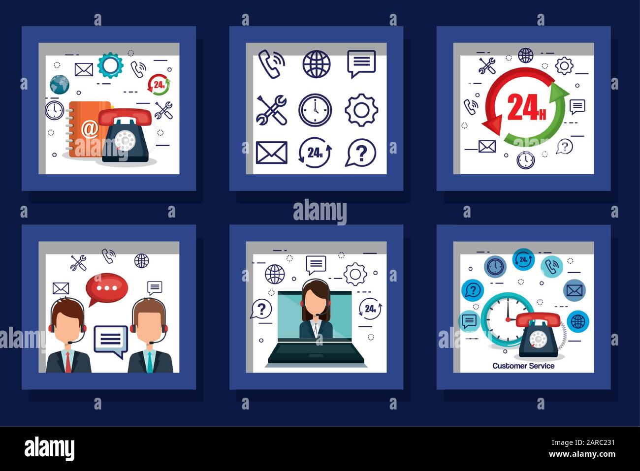 Icons bundle woman hi-res stock photography and images - Alamy