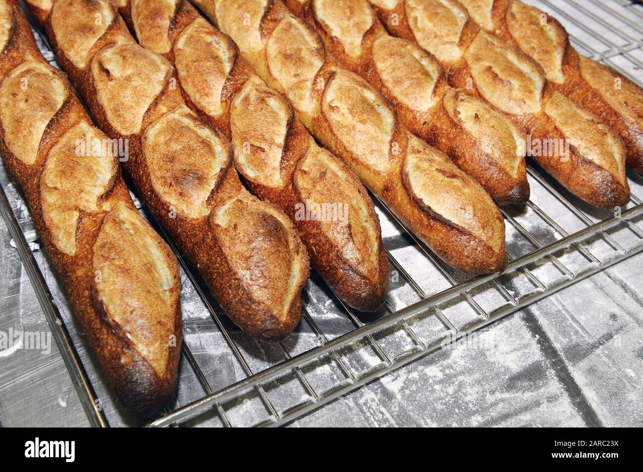 Real French Bread - Paris - France Stock Photo - Alamy