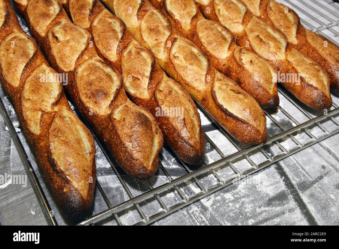 Real French Bread - Paris - France Stock Photo - Alamy