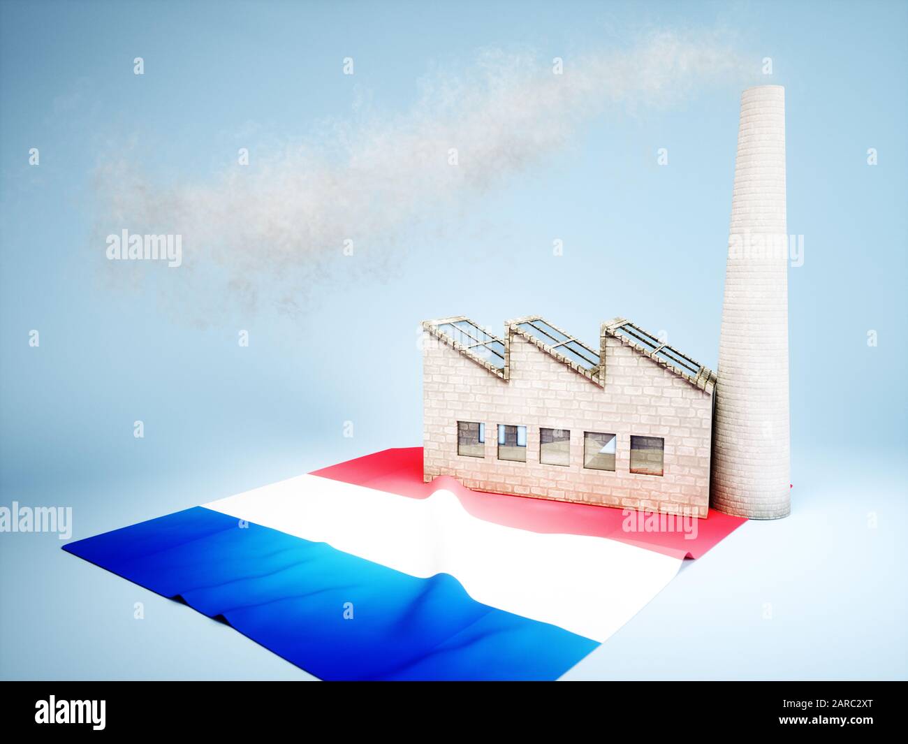 Concept of France industry development Stock Photo - Alamy
