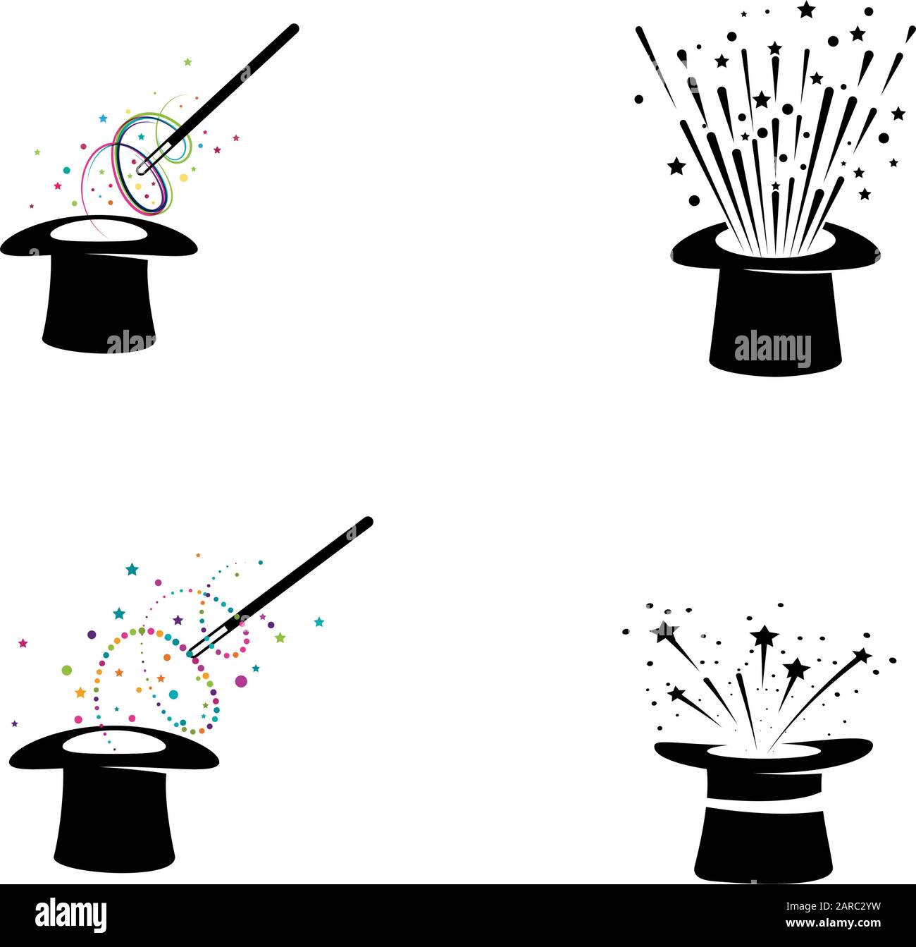 Magic Vector icon illustration design Template Stock Vector Image & Art ...