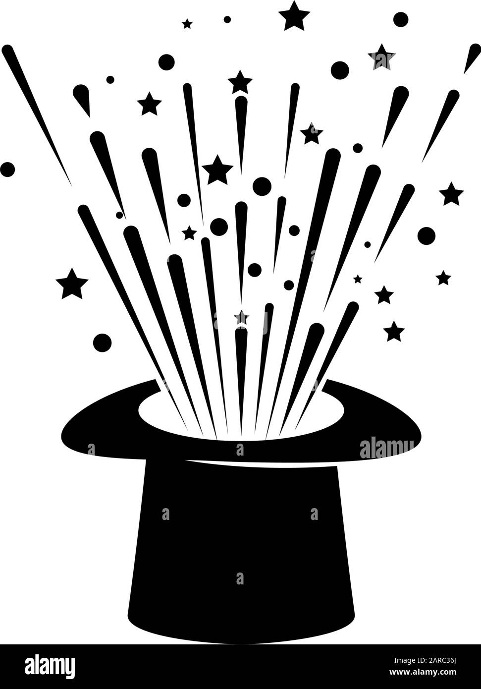 Magic Vector icon illustration design Template Stock Vector Image & Art ...