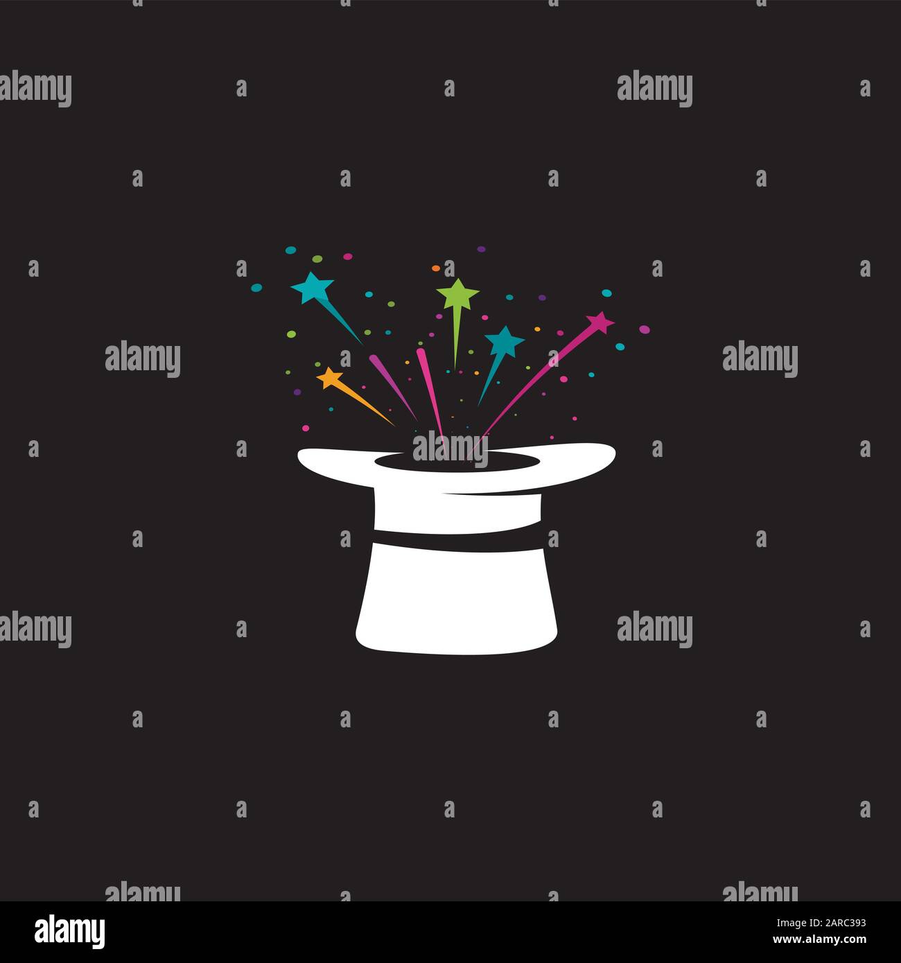 Magic Vector icon illustration design Template Stock Vector Image & Art ...