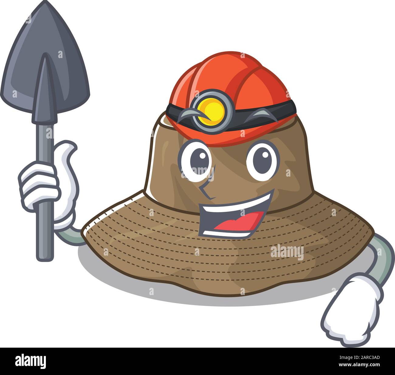 Mine headgear Stock Vector Images - Alamy