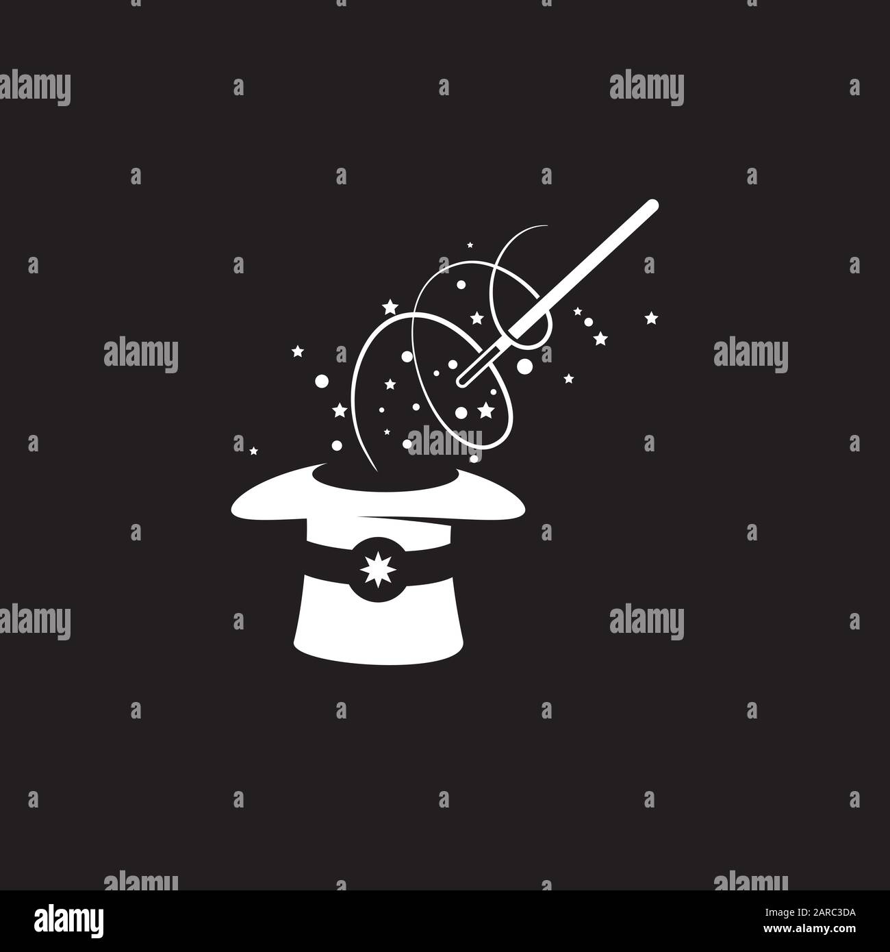 Magic Vector icon illustration design Template Stock Vector Image & Art ...