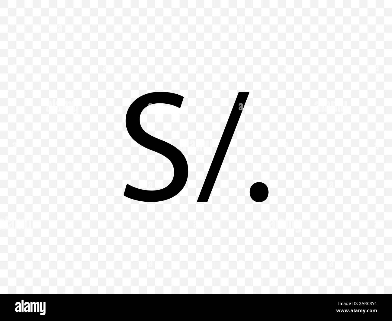 Peruvian sol icon. Vector illustration, flat design Stock Vector Image ...