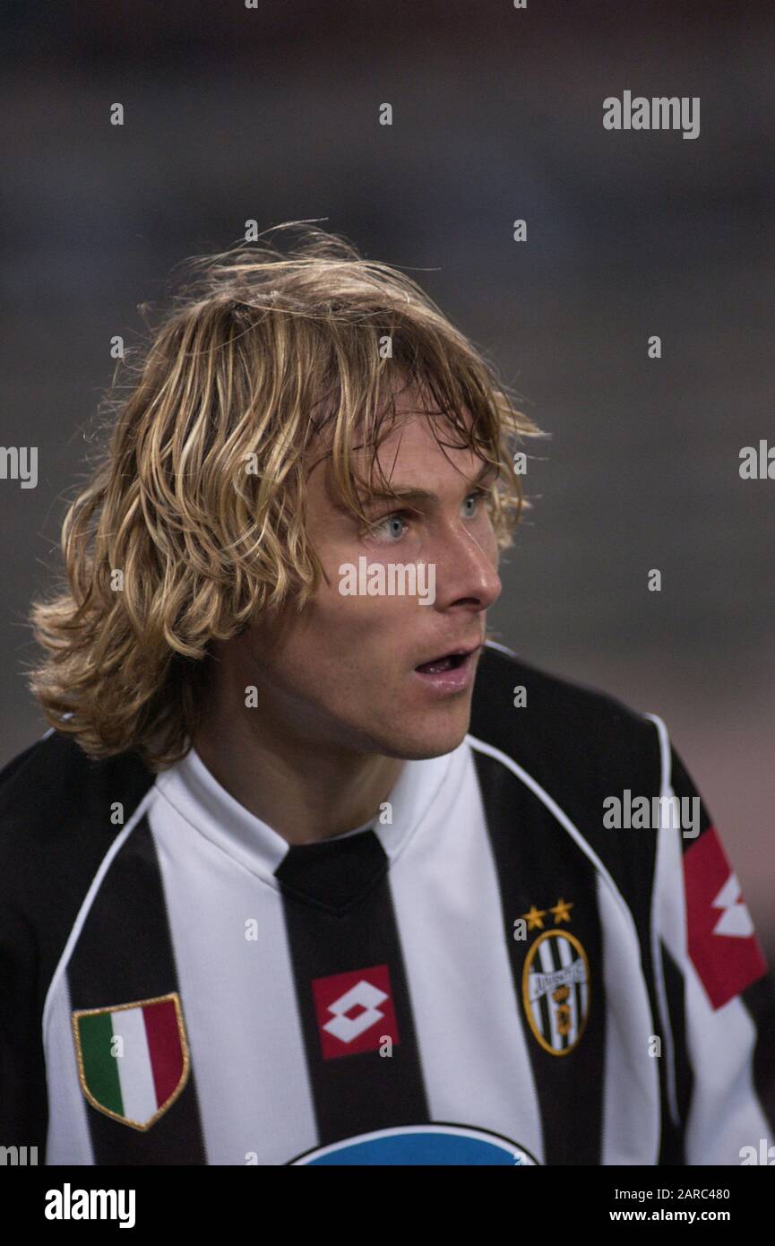 Uefa champions league match at delle alpi stadium hi-res stock ...