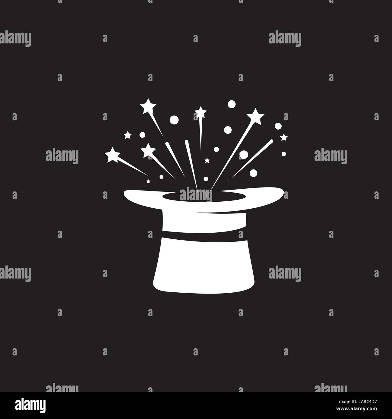 Magic Vector icon illustration design Template Stock Vector Image & Art ...