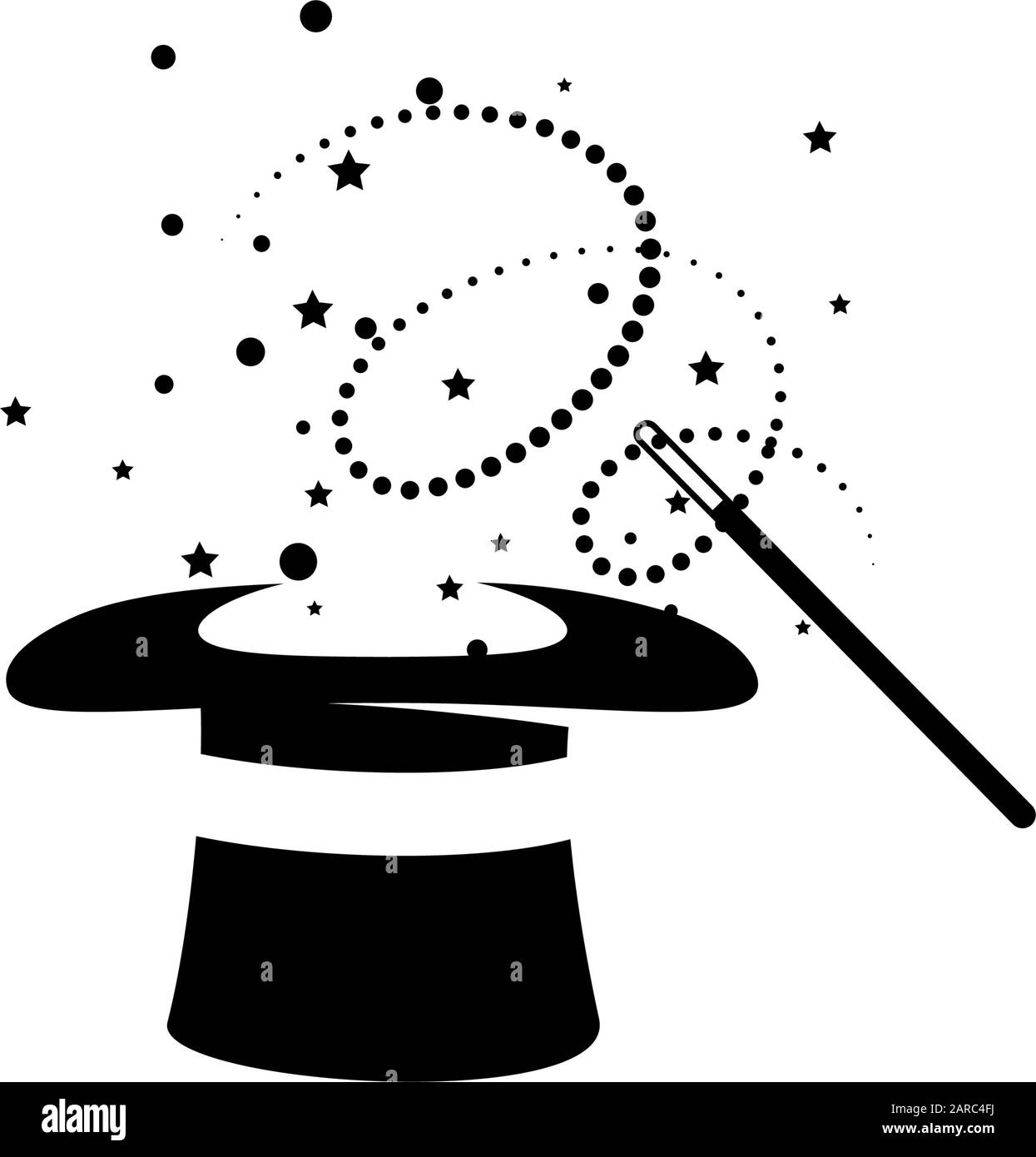 Magic Vector icon illustration design Template Stock Vector Image & Art ...