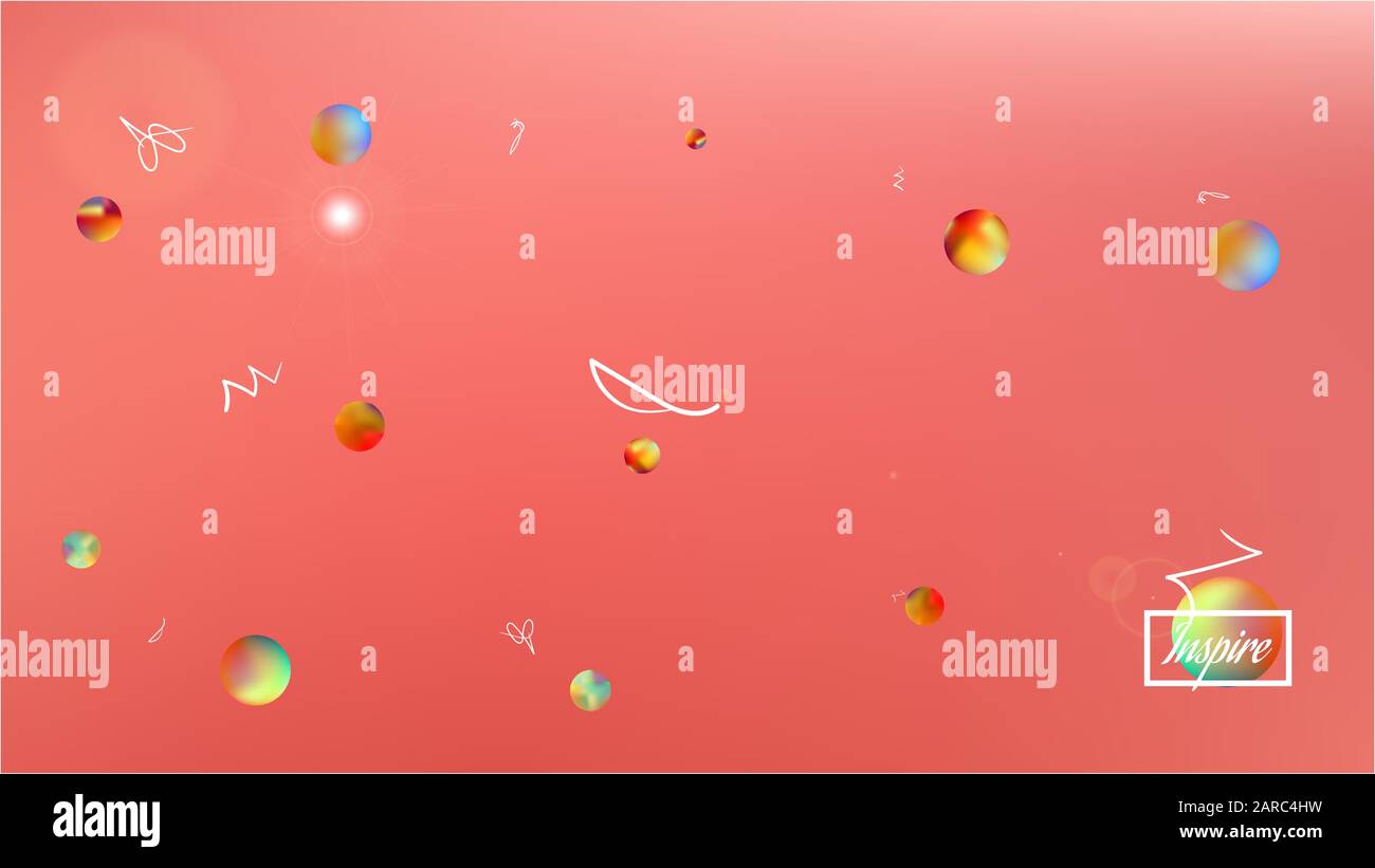 Minimal colorific illustration mesh. Recent space fantasy. Background ...