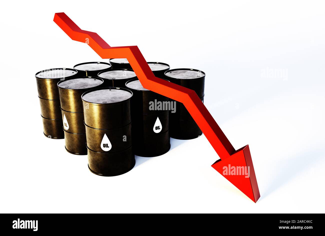 Falling oil production hi-res stock photography and images - Alamy
