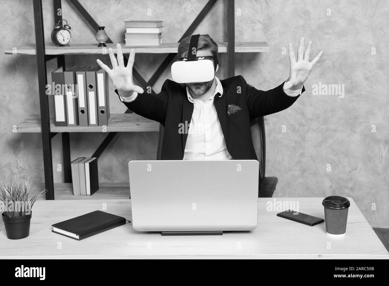 Software engineering design technology Black and White Stock Photos ...