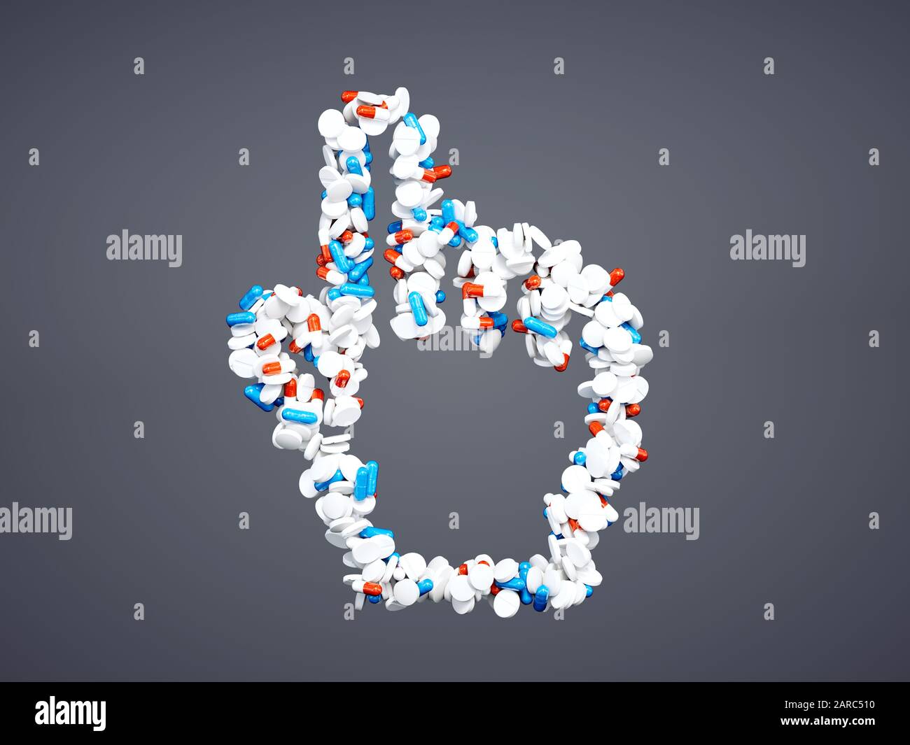 3d pharmaceutical cursor sign with included clipping path in jpg file ...