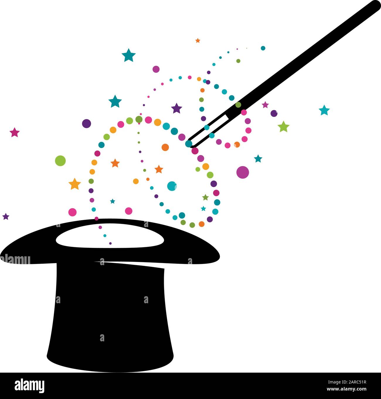 Magic Vector icon illustration design Template Stock Vector Image & Art ...