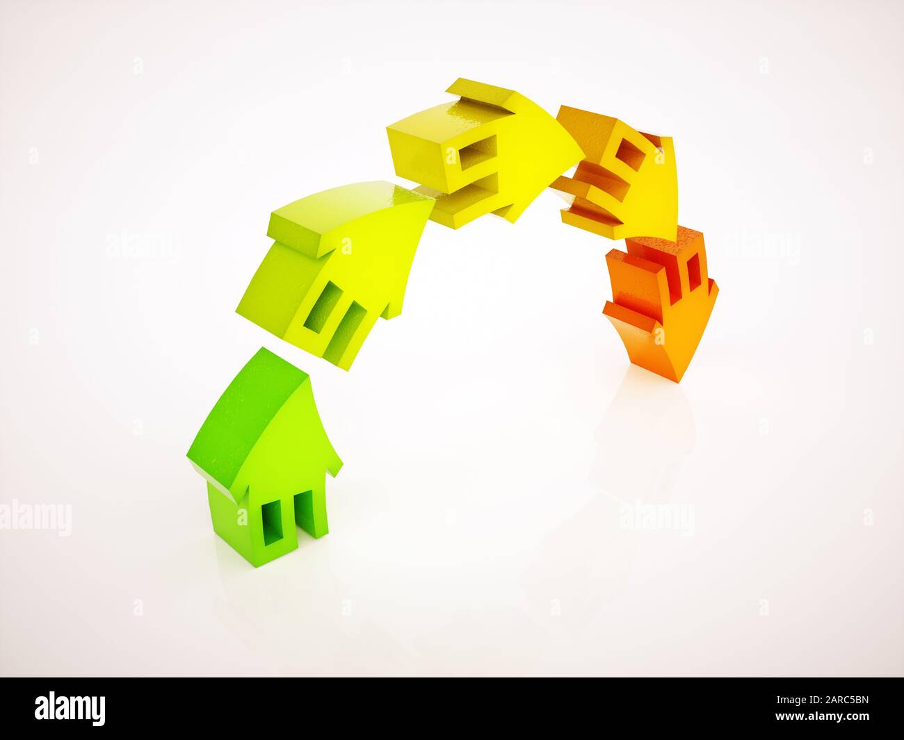 symbol of overheating of real estate market Stock Photo - Alamy