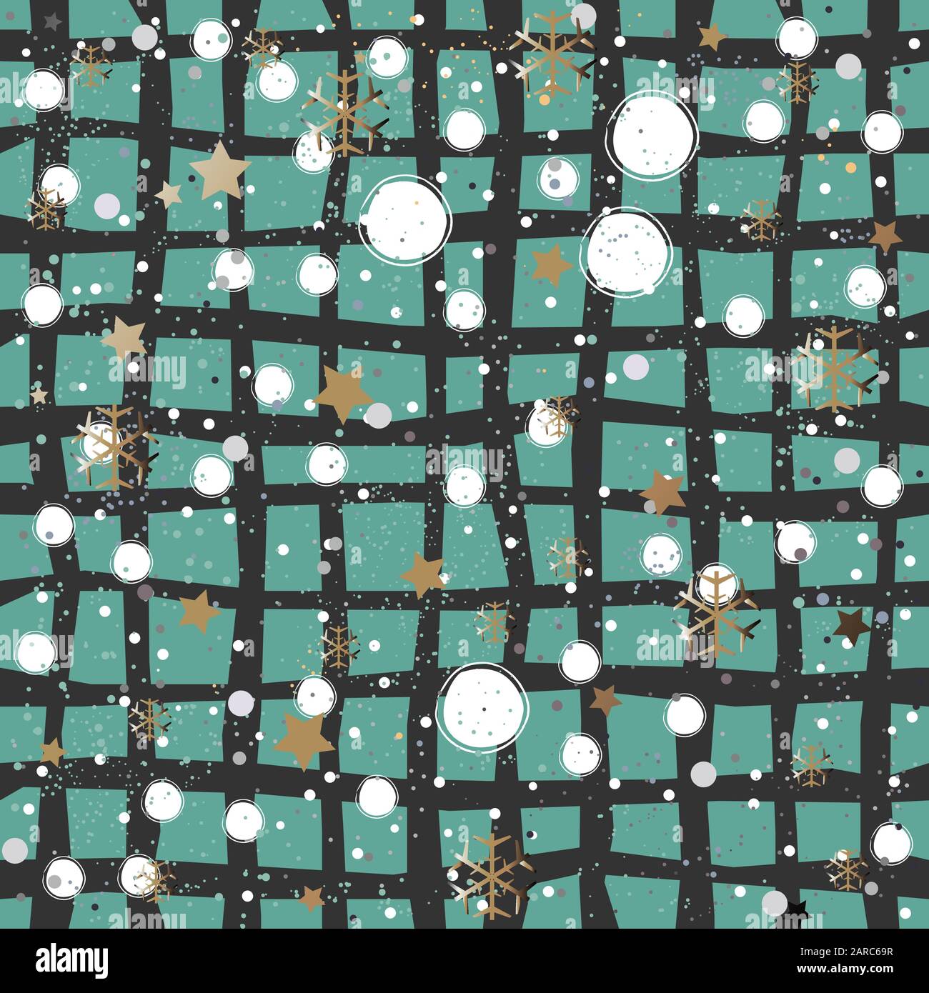 Cute Pattern for New Year and Merry Christmas Themes. Vector ...