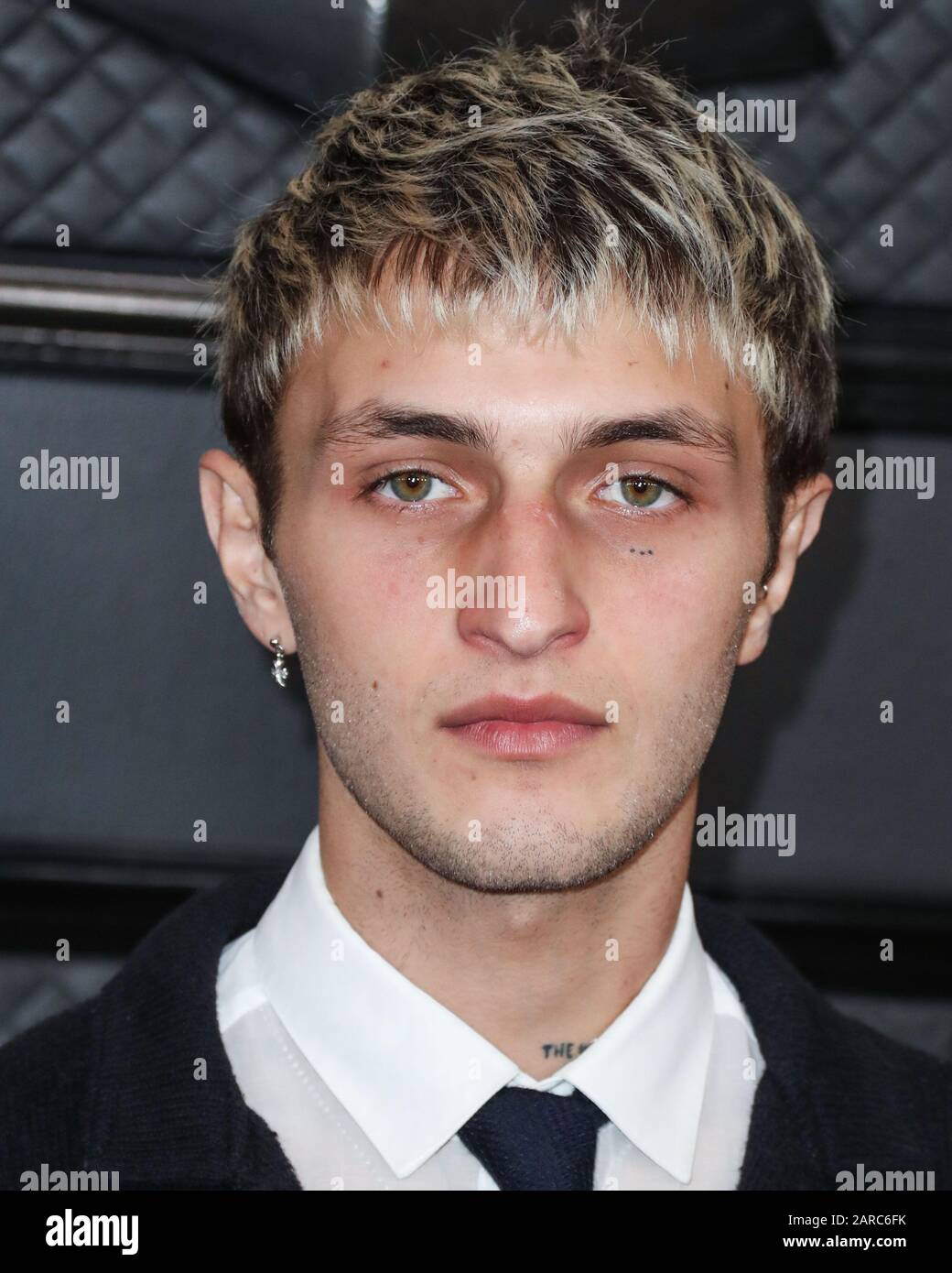 LOS ANGELES, CALIFORNIA, USA - JANUARY 26: Anwar Hadid arrives at the ...