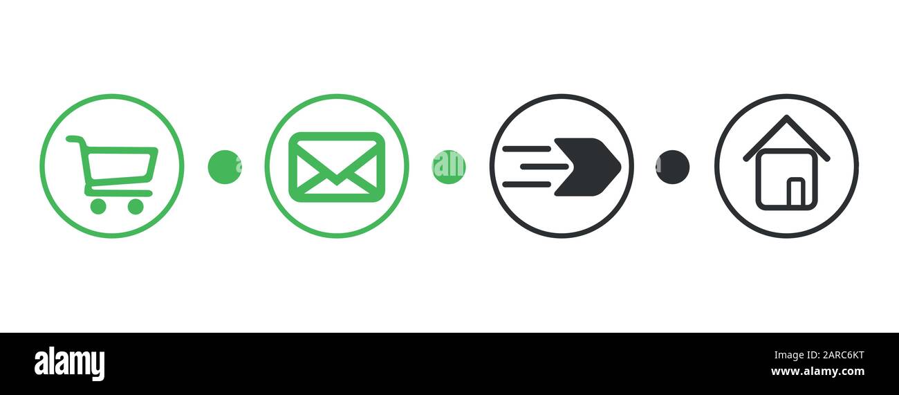Order processing icon flat design hi-res stock photography and images ... Order processing icon flat design hi-res stock photography and images ...
