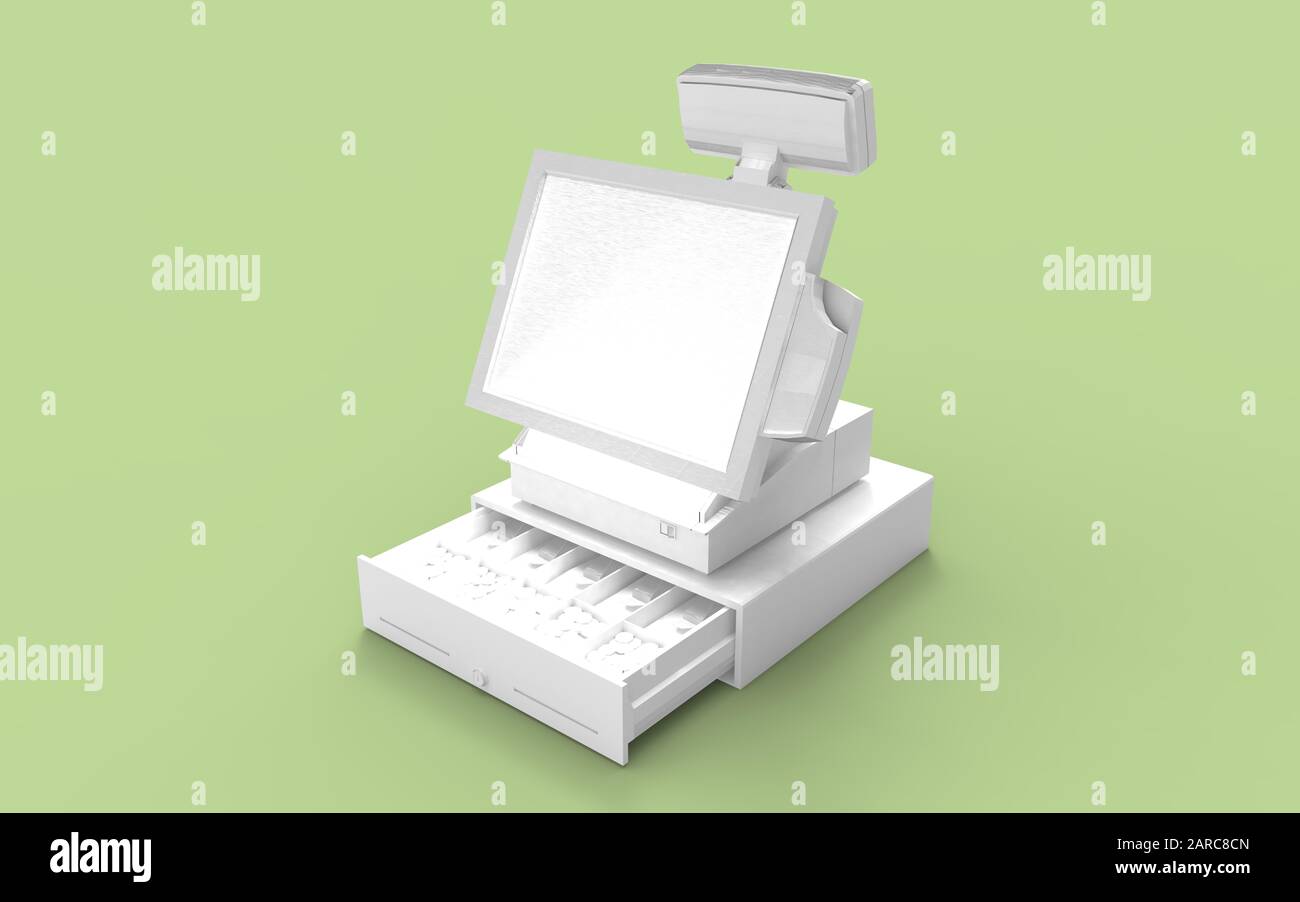 Money finance empty cash register hi-res stock photography and images ...