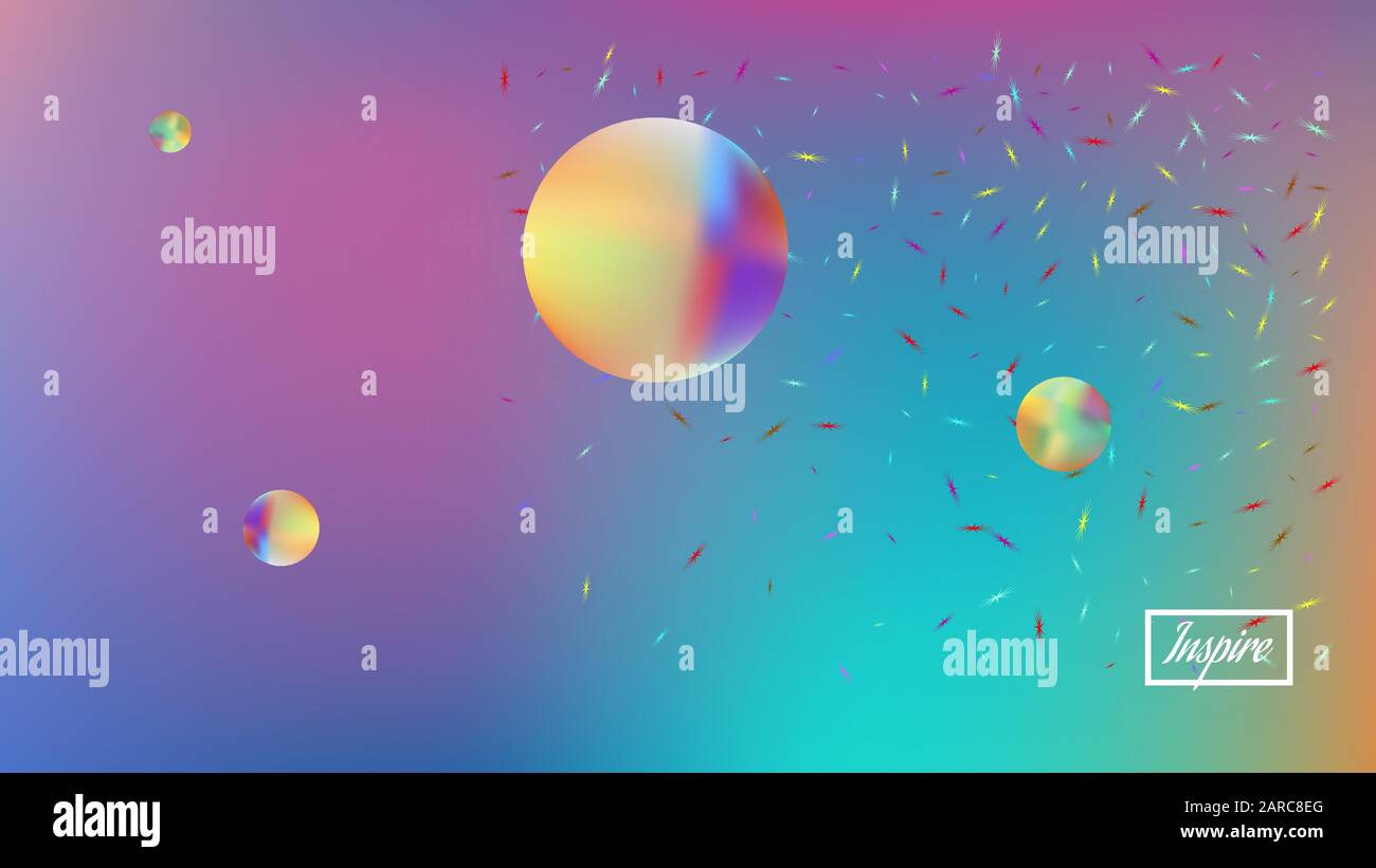 Common colorific illustration fantasy. Pure space fantasy. Background ...