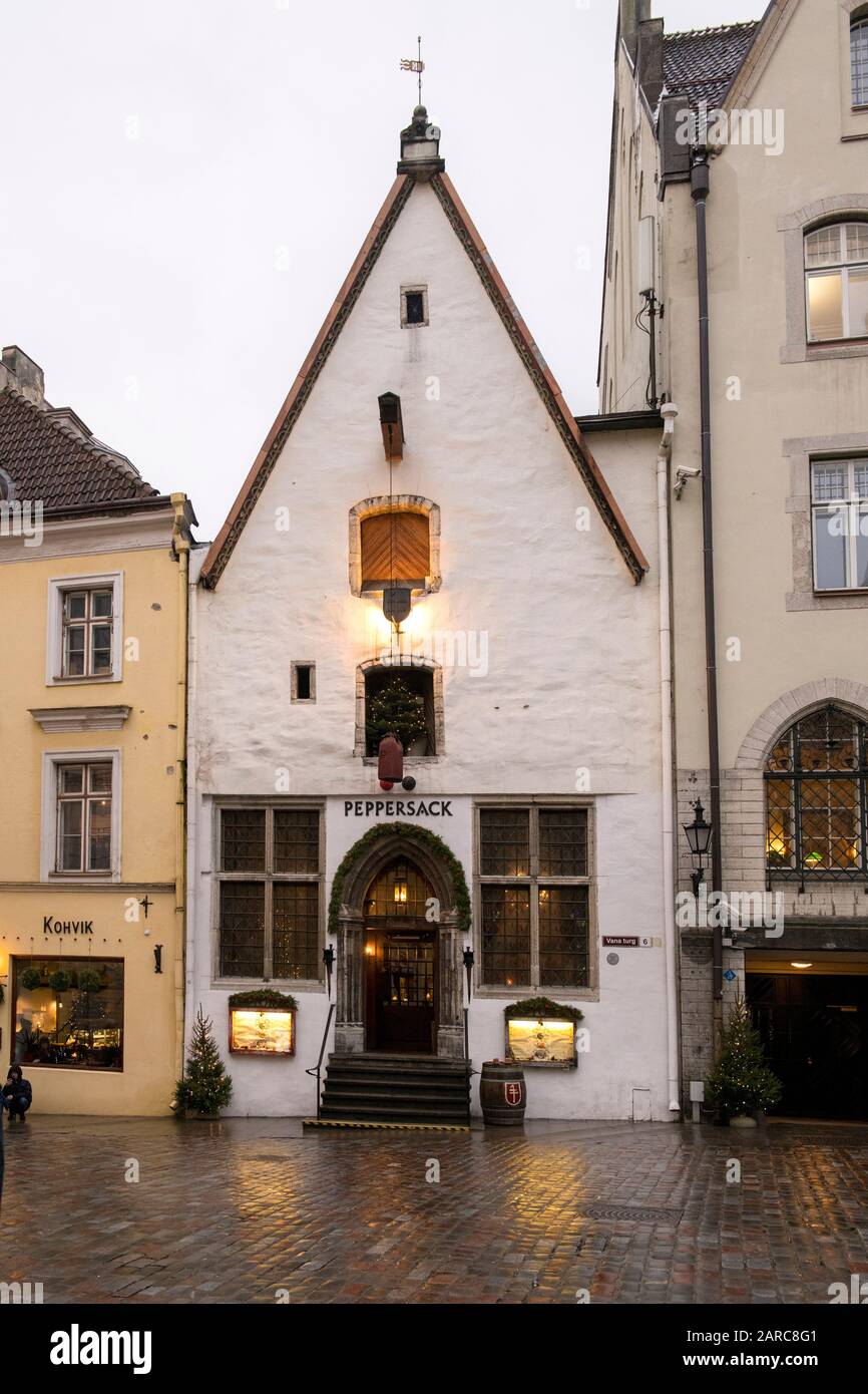 Peppersack restaurant tallinn hi-res stock photography and images - Alamy