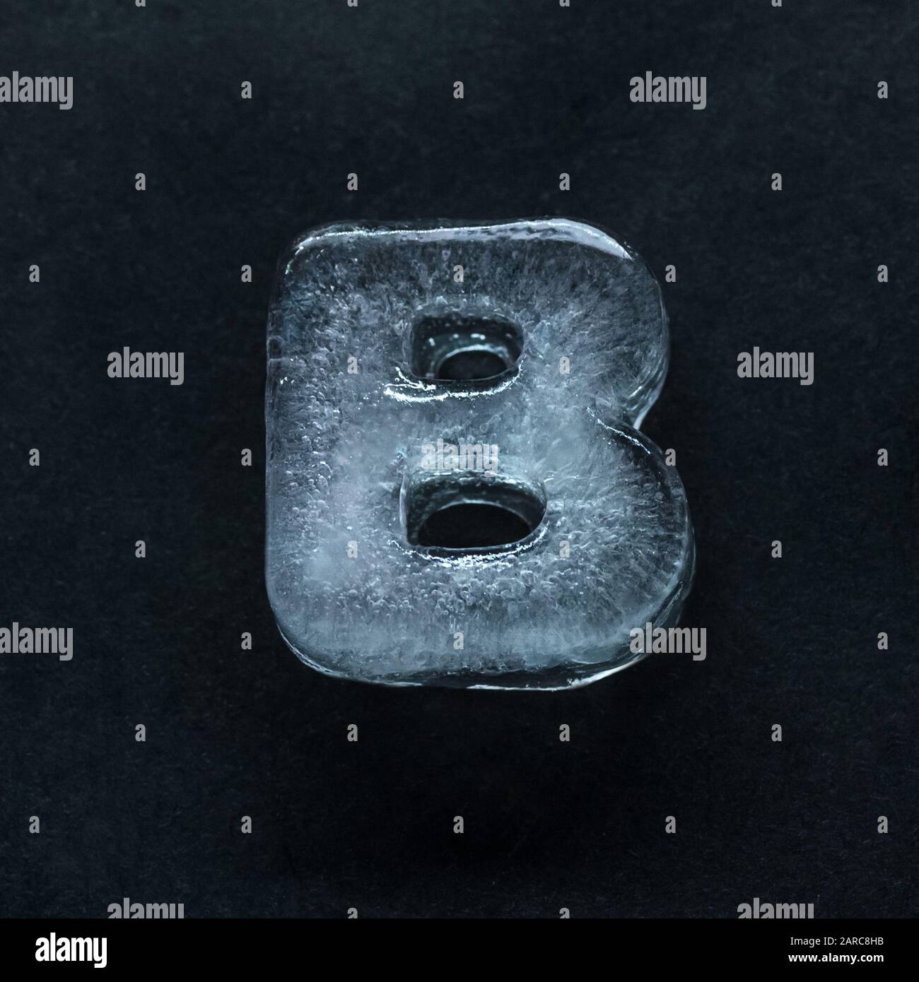 Melting speech. Alphabet's shiny and well-structured letters made out ...