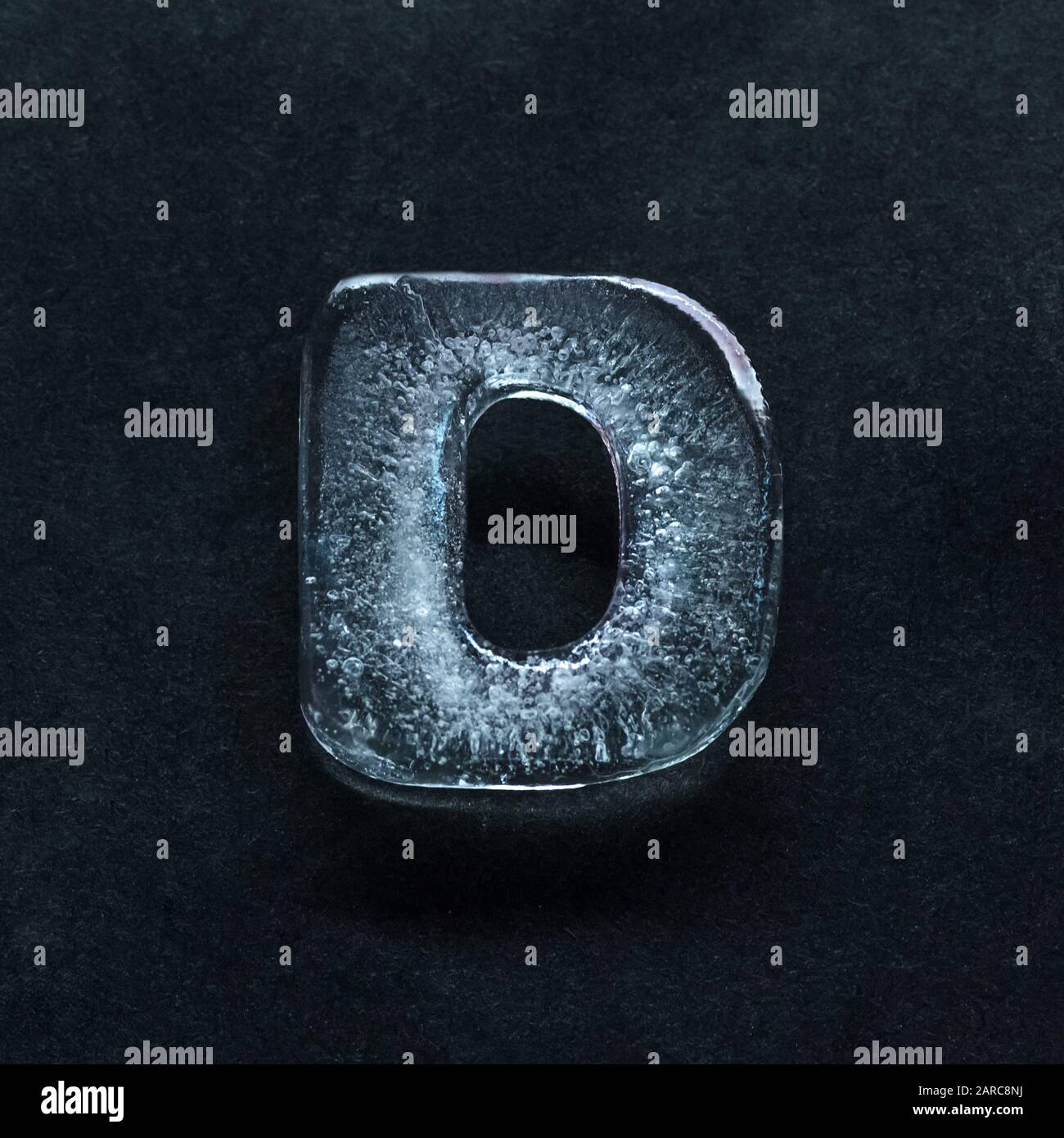 Melting speech. Alphabet's shiny and well-structured letters made out ...