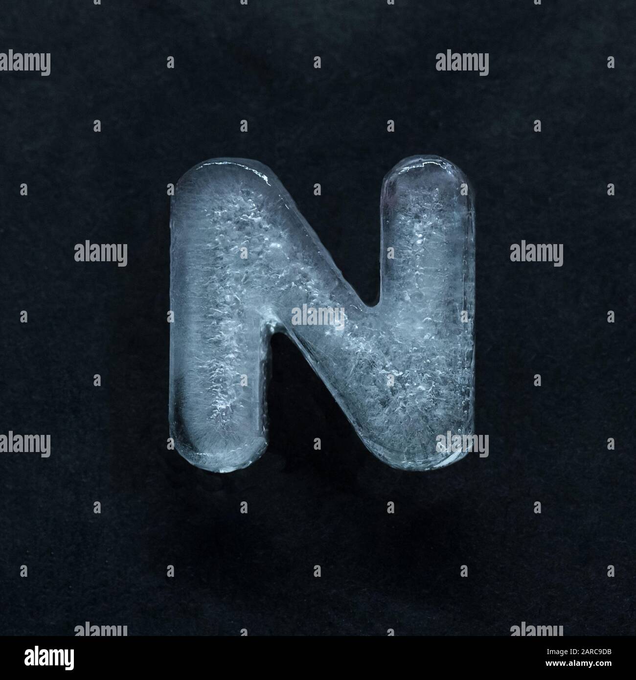 Melting speech. Alphabet's shiny and well-structured letters made out ...