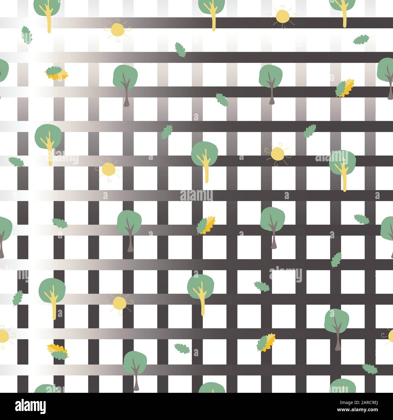 Tree stripe seamless textile hi-res stock photography and images - Alamy