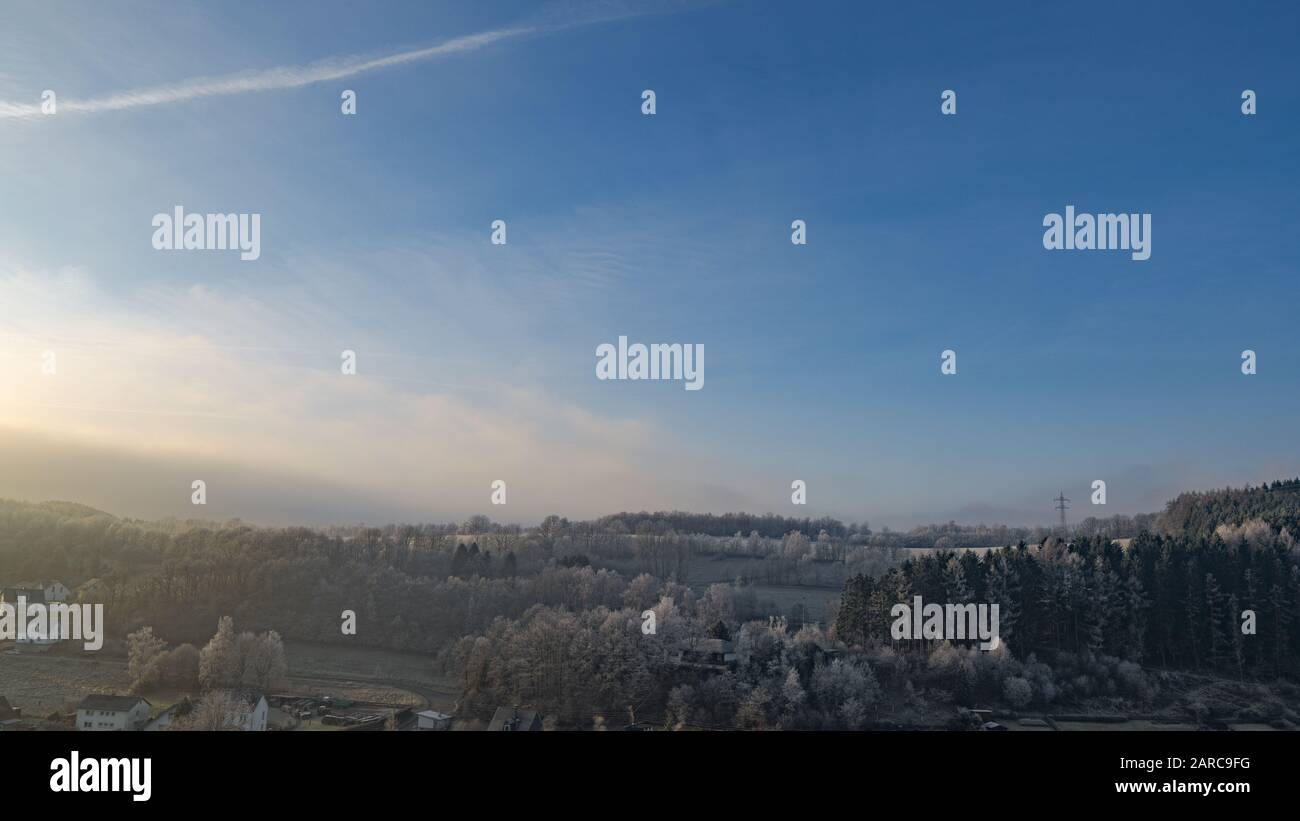 Winter morning sunrise Stock Photo - Alamy