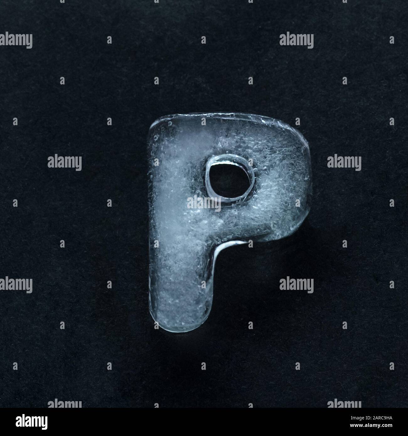 Melting speech. Alphabet's shiny and well-structured letters made out ...