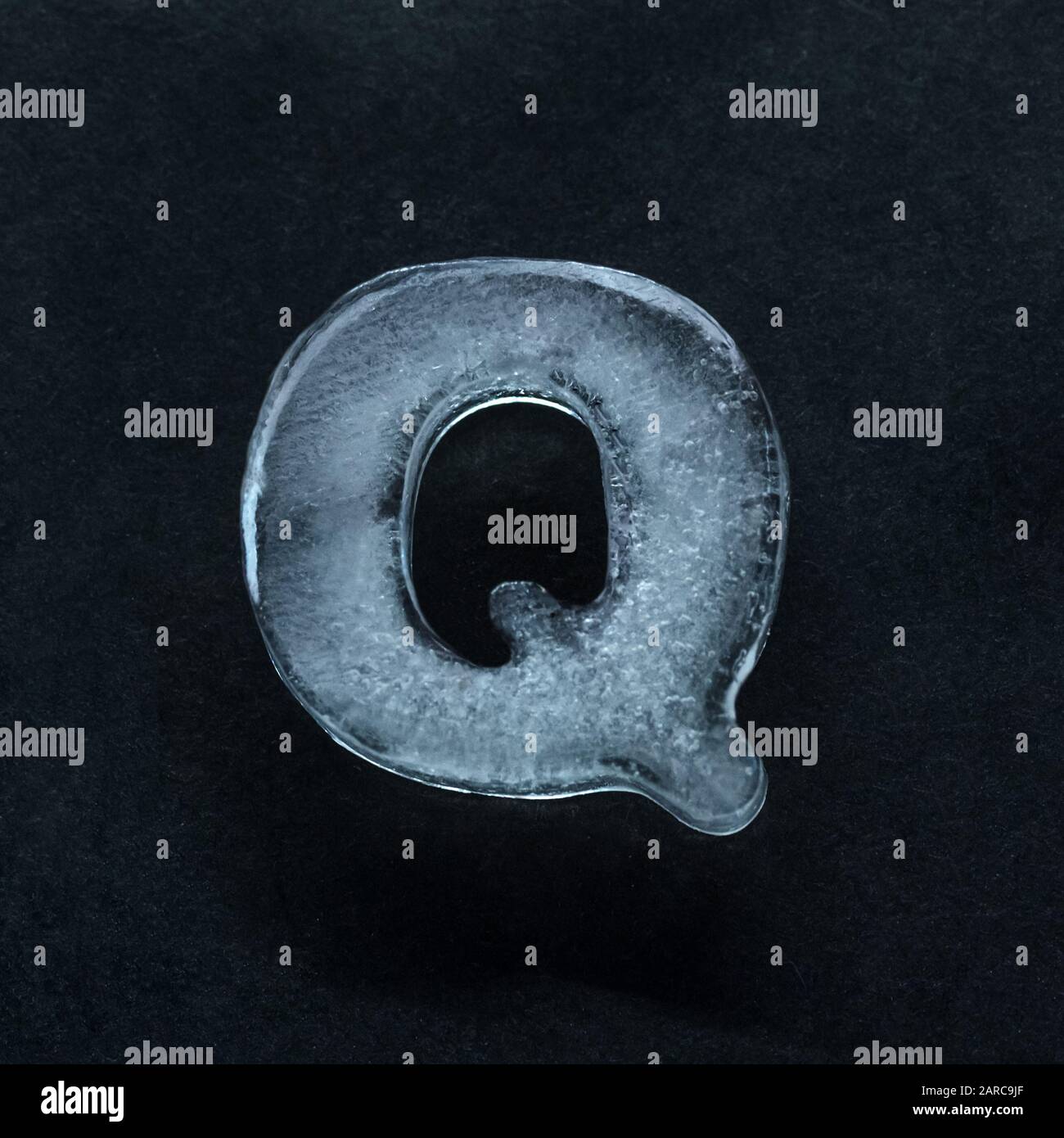 Melting speech. Alphabet's shiny and well-structured letters made out ...