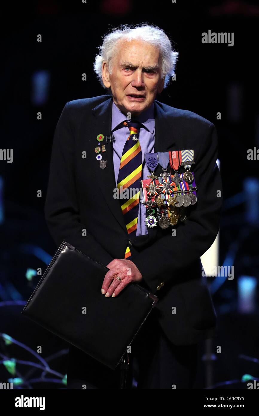 Ian Forsyth MBE speaking during the UK Holocaust Memorial Day ...
