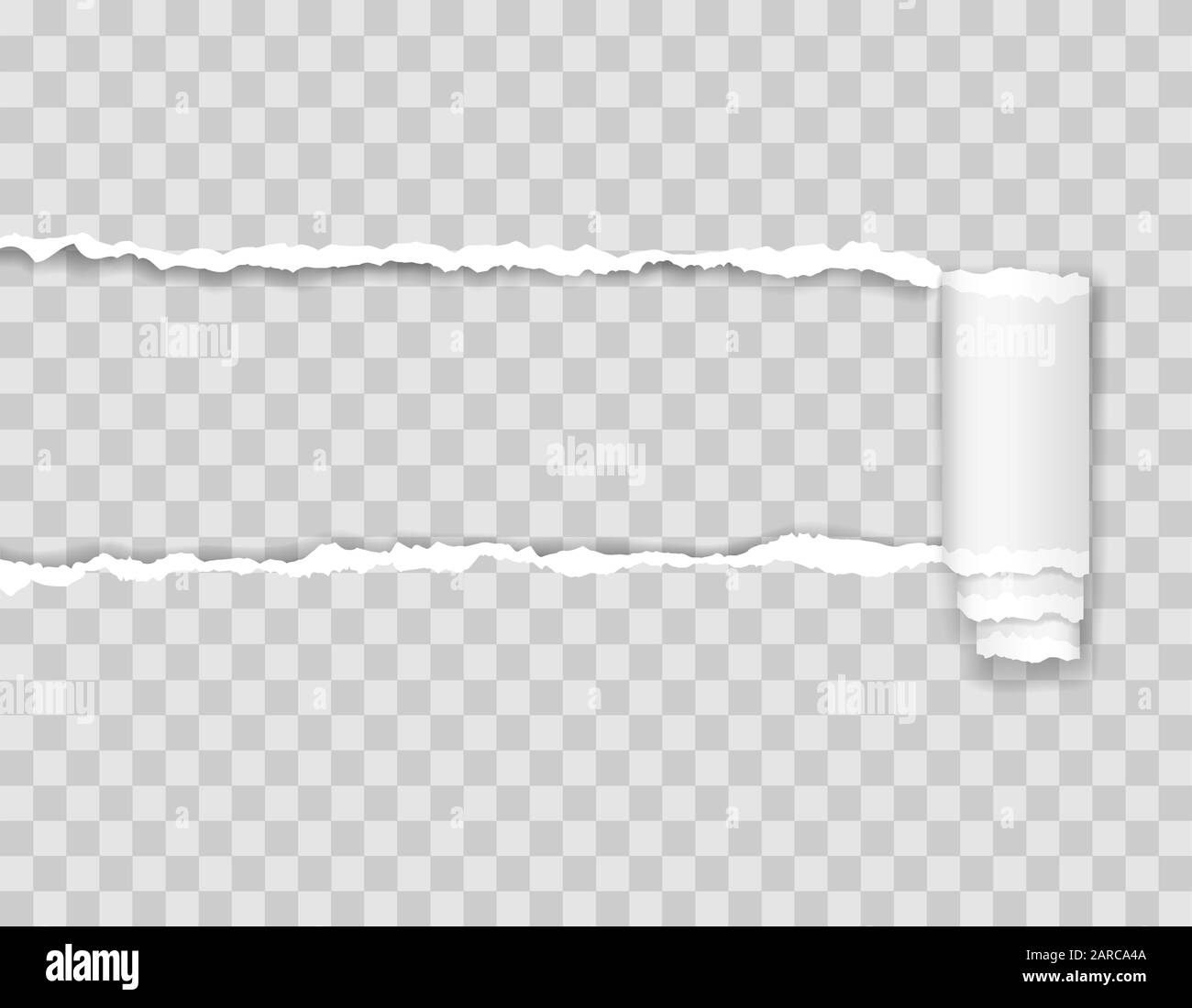 torn paper edge vector illustration isolated on transparent background ...